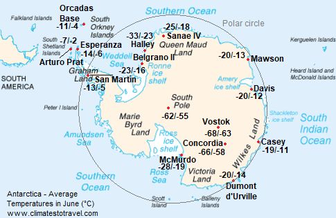 Antarctica climate: temperature, rain, when to go - Climates to Travel