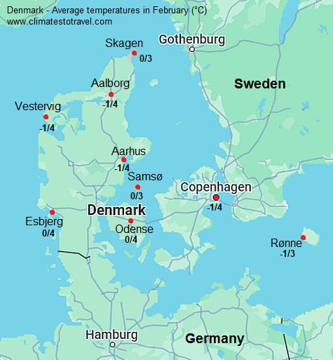 Denmark climate: average weather, temperature, rain, when to go