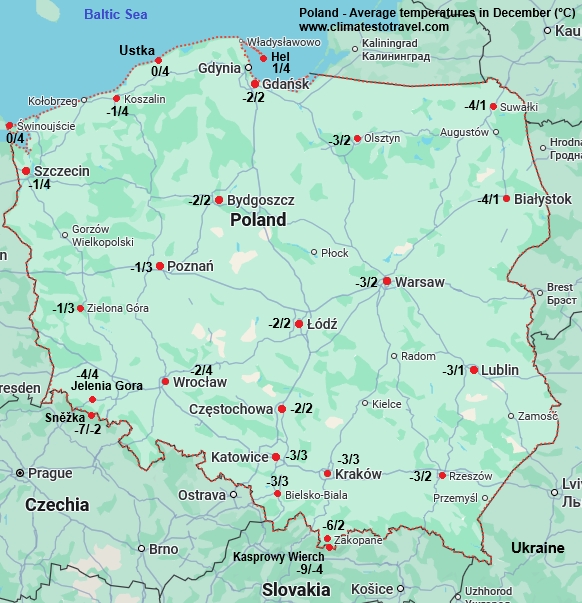 Poland climate: temperature, rain, when to go - Climates to Travel