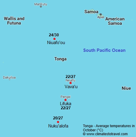 Tonga climate: temperature, rain, when to go - Climates to Travel