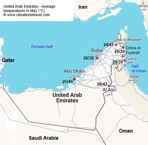 United Arab Emirates, weather in May - Climates to Travel
